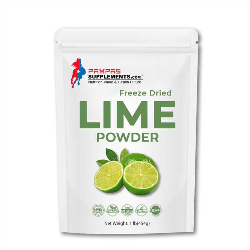 Pampas Supplements Freeze-Dried Lime Powder, 1.5lbs – PAMPAS ...